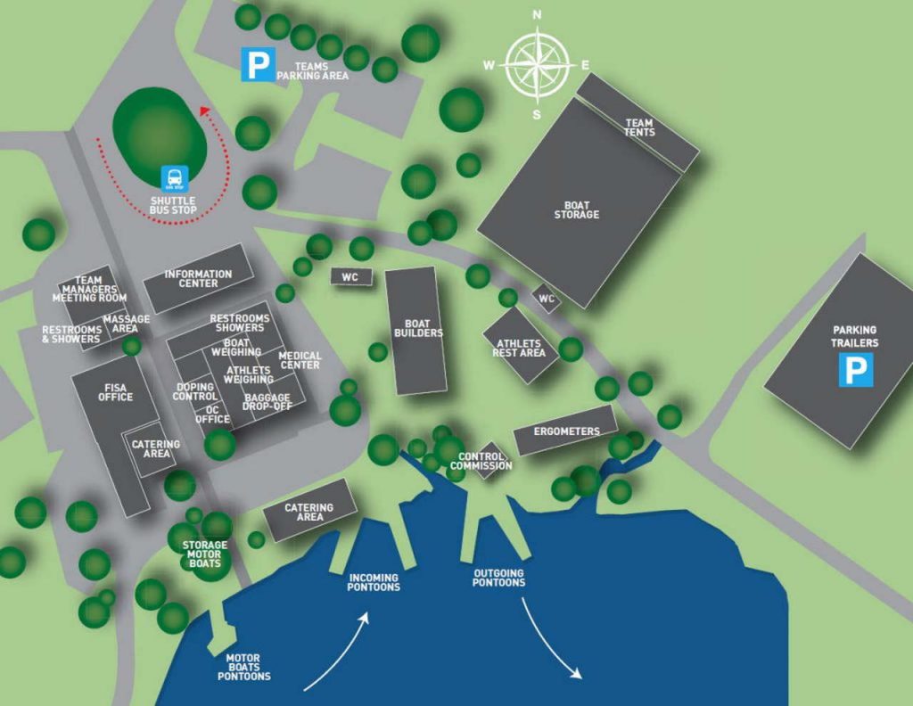 Venue - Bled Rowing Slovenia